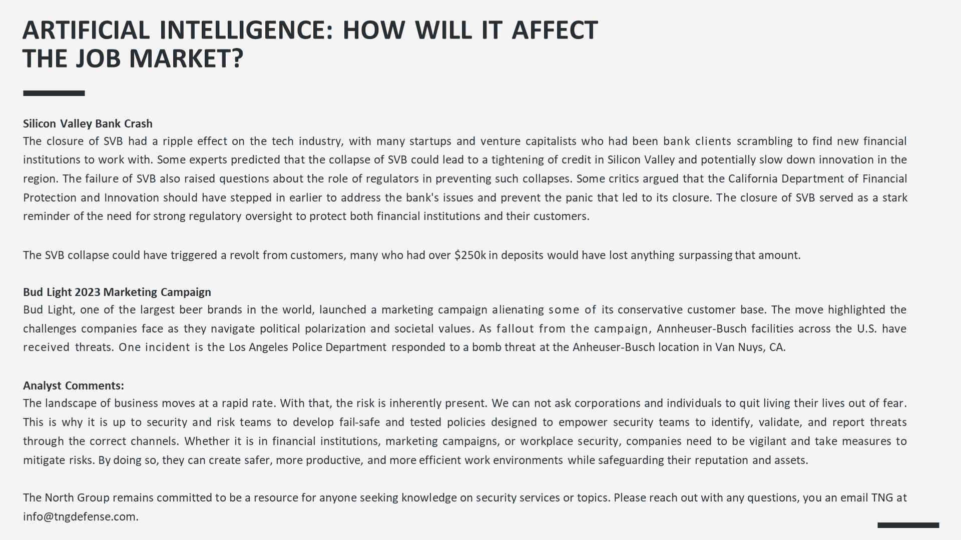 Global Intelligence Insights: April 2023 Security Trends and Risk ...